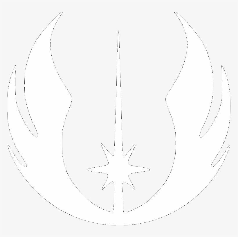 Jedi General Discussion - Line Art - Free Transparent PNG Download - PNGkey