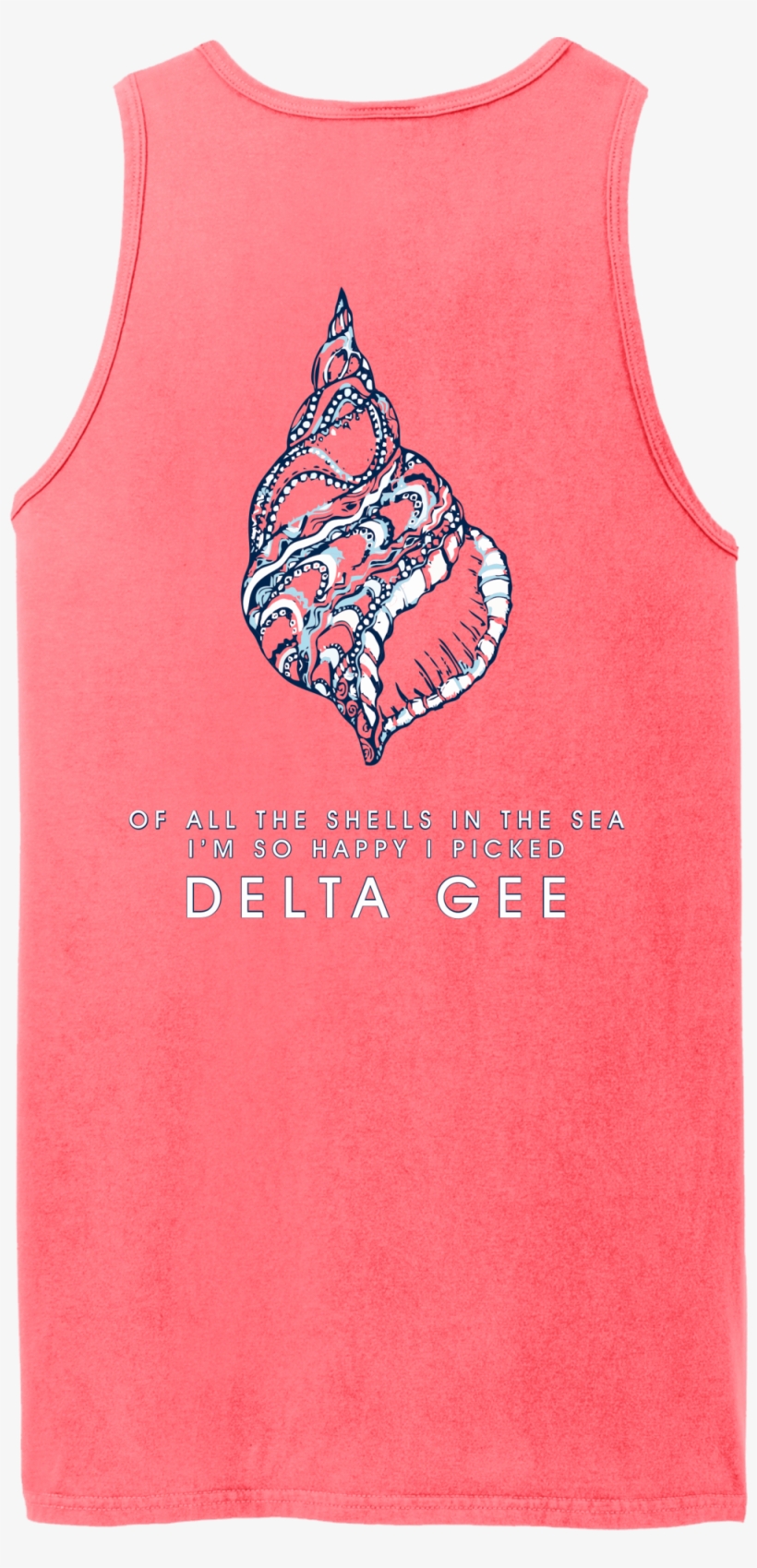 Dg Bid Day Shell Back - Active Tank - Free Transparent PNG Download ...