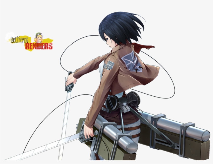 Mikasa Ackerman Render By Bechienot-d6doimp - Attack On Titan Imac ...