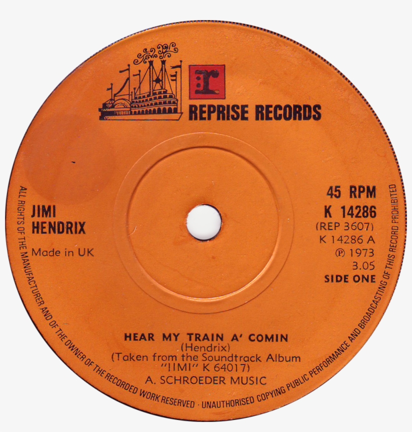 K14286 Jimi Hendrix Label - Circle - Free Transparent PNG Download - PNGkey