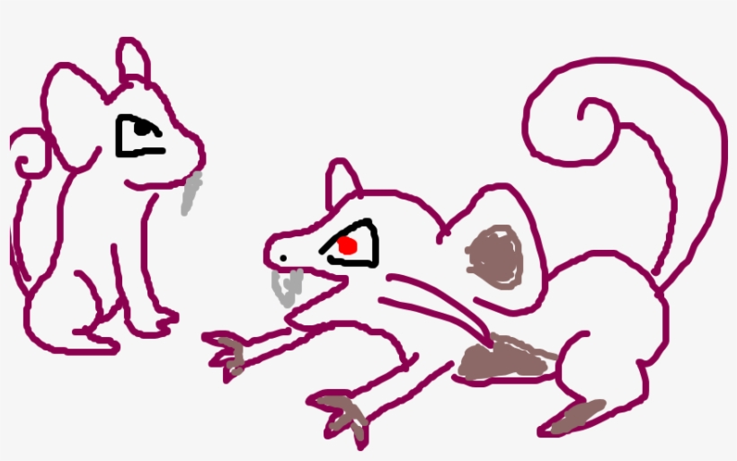Rattata - Cartoon - Free Transparent PNG Download - PNGkey