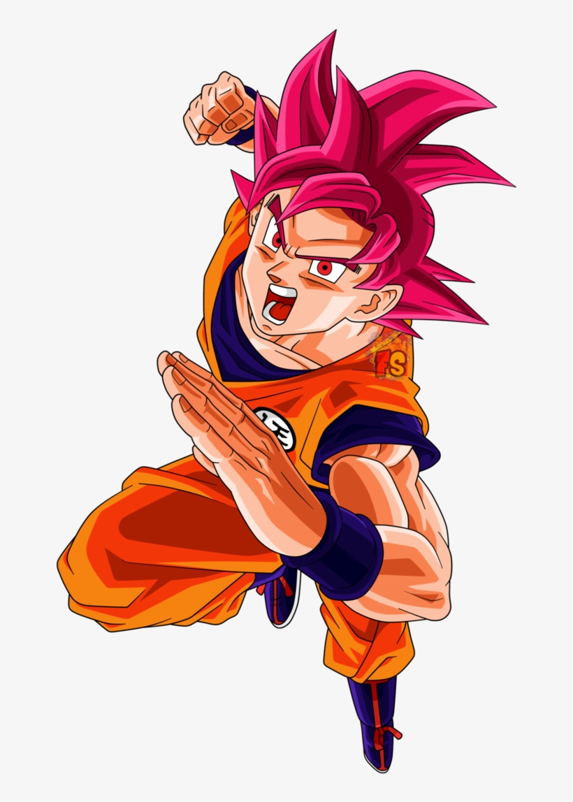 Goku Ssj Dios Png - Free Transparent PNG Download - PNGkey