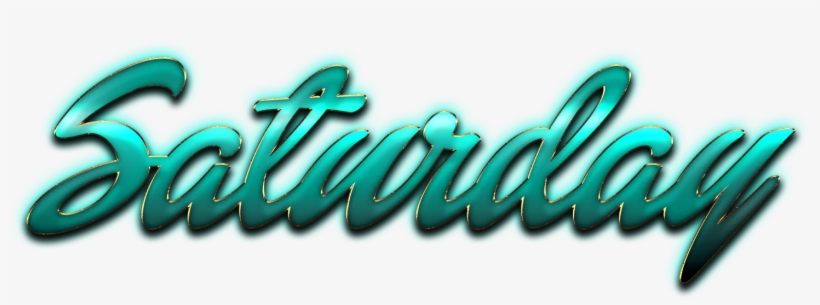 Saturday Name Logo Png - Saturday Png - Free Transparent PNG Download ...