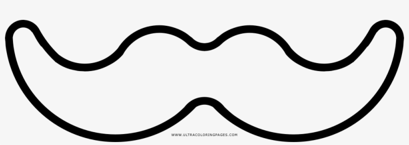 Bigote Página Para Colorear - Free Transparent PNG Download - PNGkey