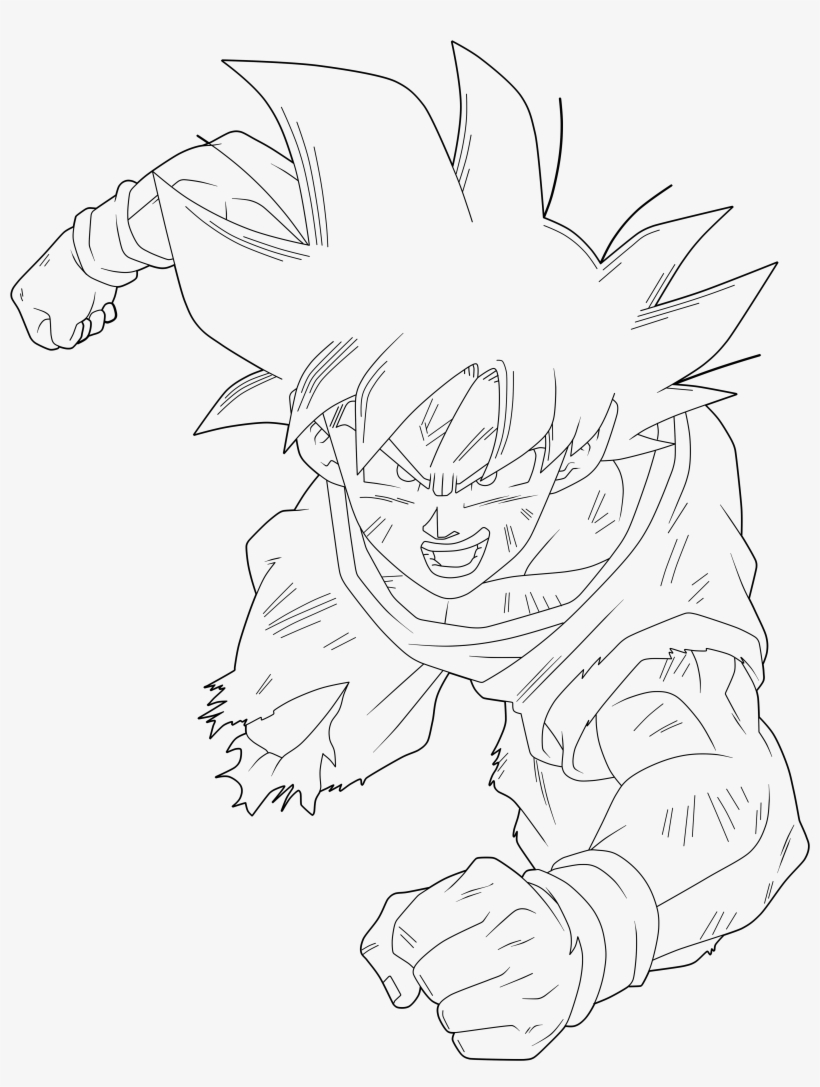 Super Drawing At Getdrawings - Goku - Free Transparent PNG Download ...