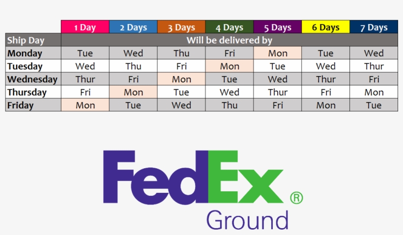 This Map Illustrates Service Schedules In Business - Fedex - Free ...