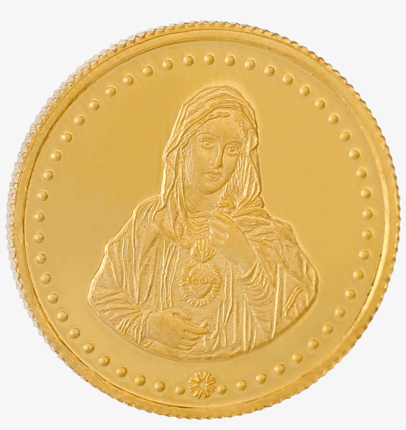 Mother Mary Gold Coin - Coin - Free Transparent PNG Download - PNGkey