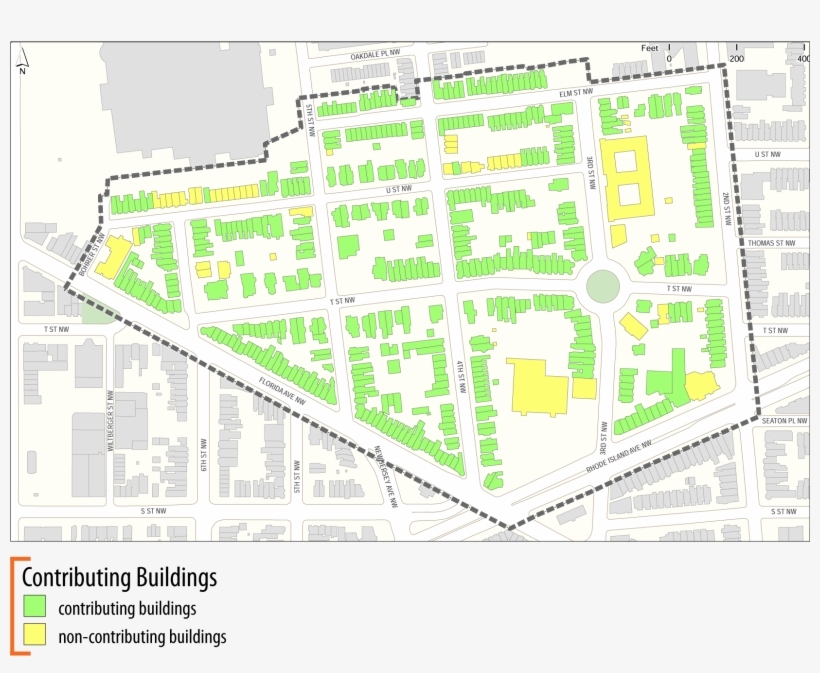 Ldp Hd Contributing Buildings - Plan - Free Transparent PNG Download ...