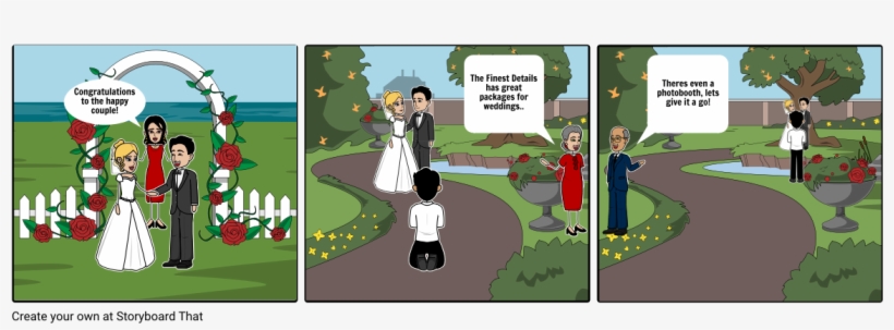 Destination Wedding - Garden Storyboard - Free Transparent PNG Download ...