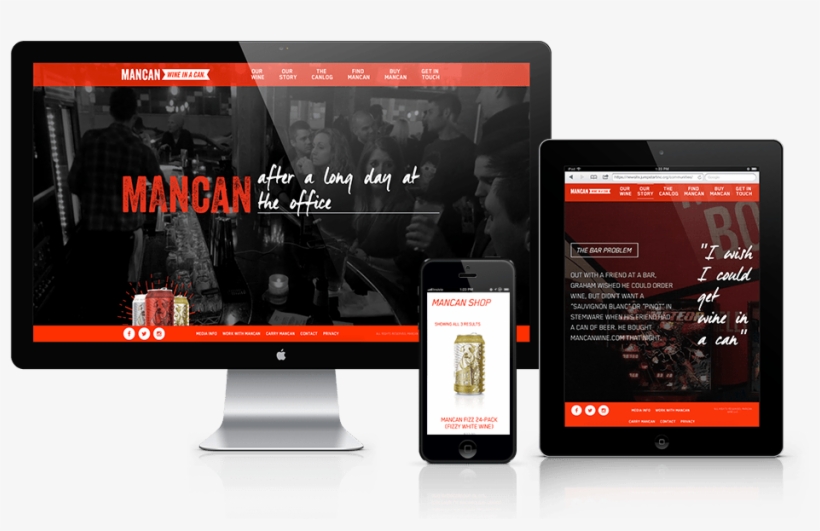 Mancan Ecommerce Website - Online Advertising - Free Transparent PNG Download - PNGkey
