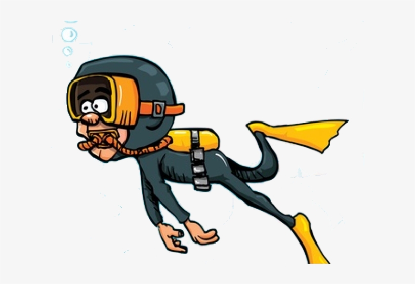 Diver Cartoon - Free Transparent PNG Download - PNGkey