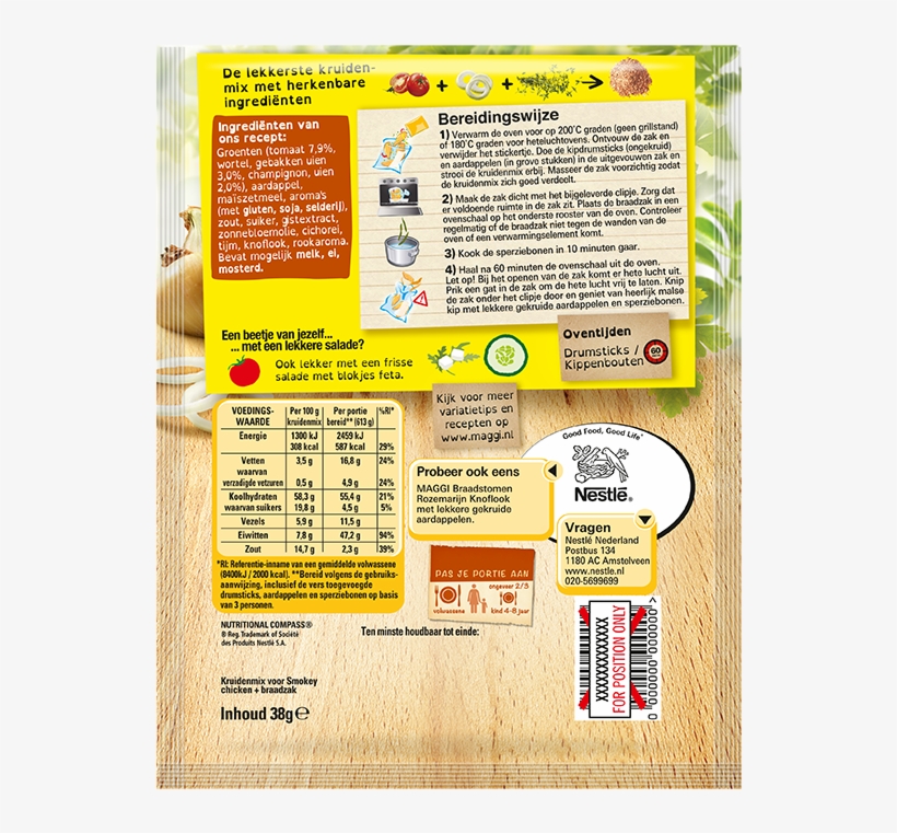 Maggi Braadstomen Smokey Chicken Maggi Braadstomen - Free Transparent ...