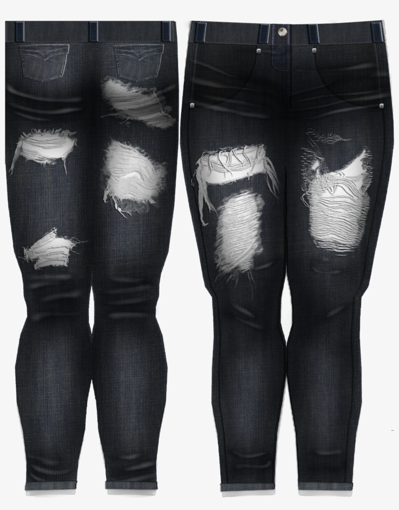 A Pants Set I Made For Second Life - Second Life Jeans Texture - Free ...
