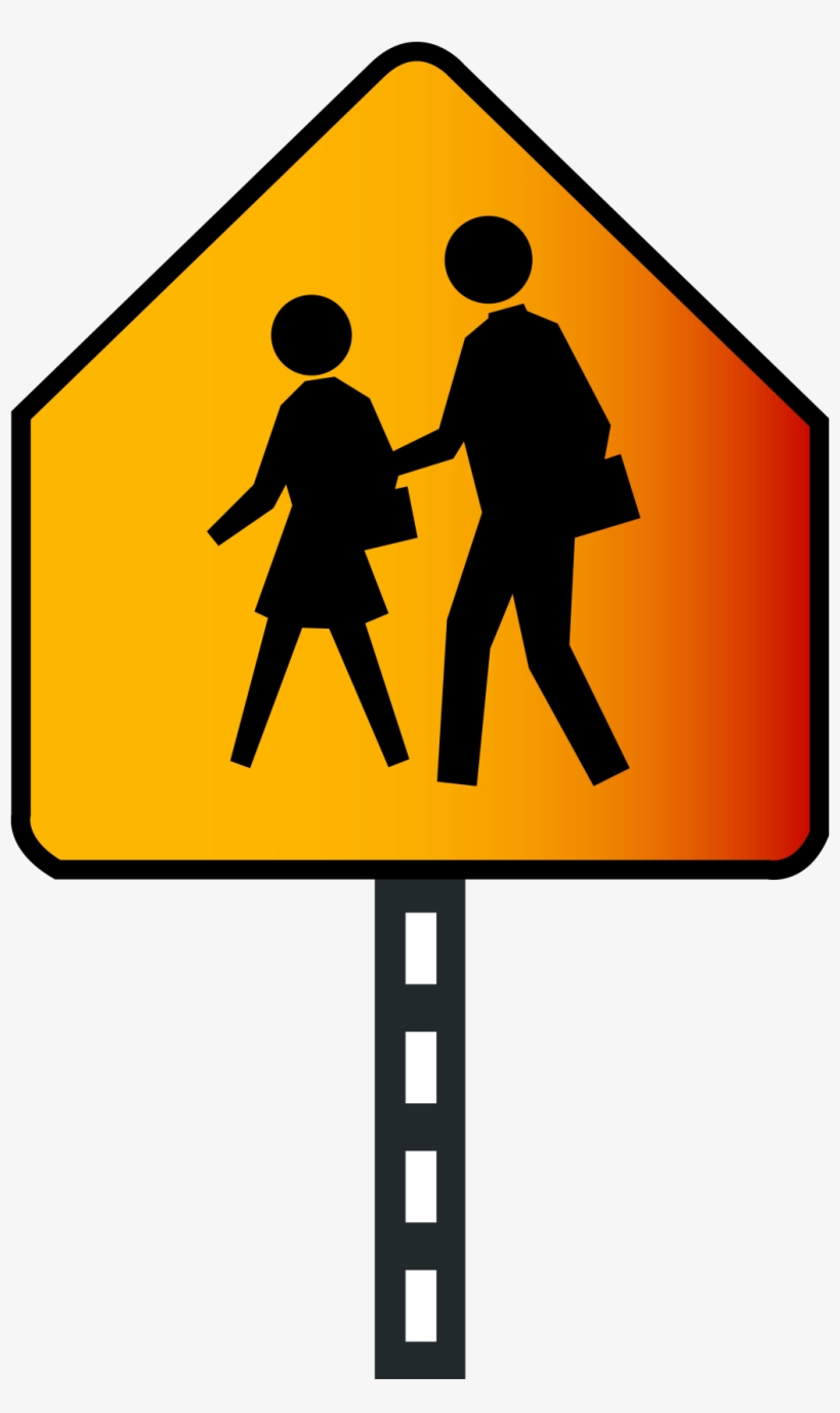 School Crossing Guard Sign - Free Transparent PNG Download - PNGkey