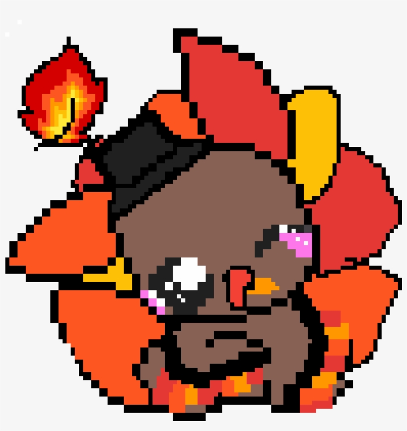 Small Cute Turkey - Pixel Art Umbreon - Free Transparent PNG Download ...