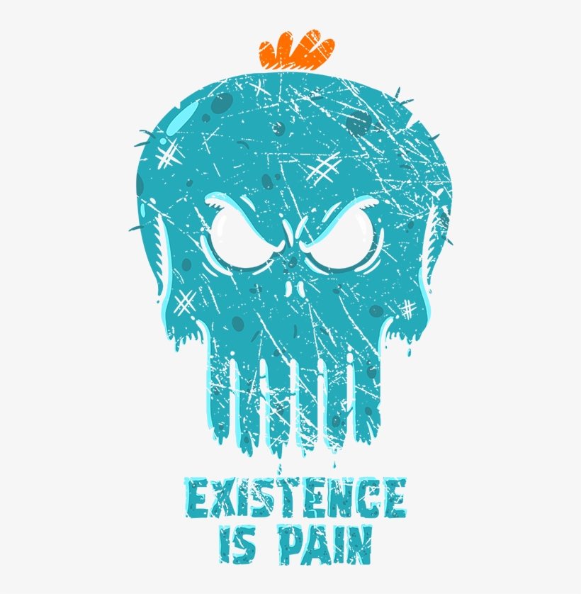 Existence Is Pain By Paulsimic - Poster - Free Transparent PNG Download ...
