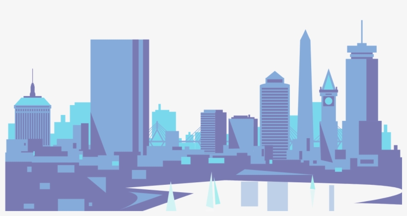 Boston Skyline Lineart - Boston - Free Transparent PNG Download - PNGkey