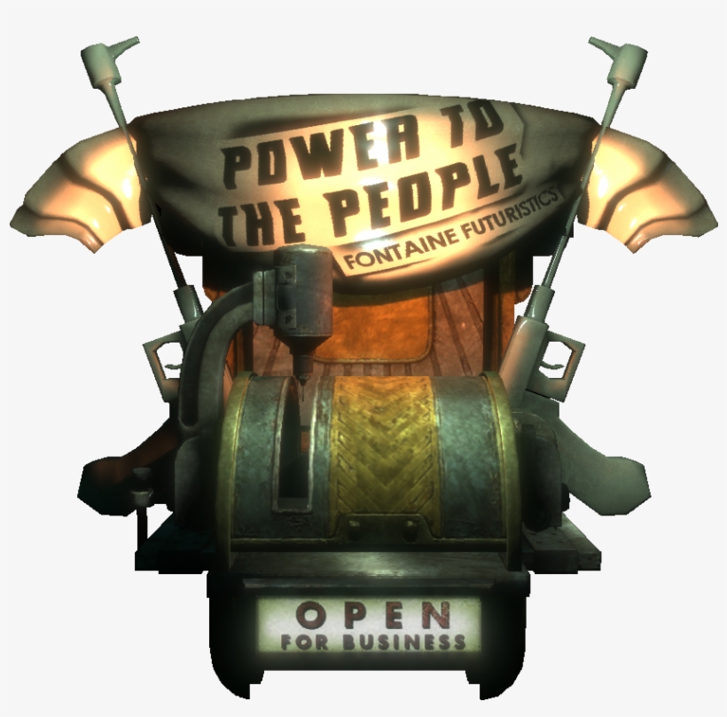 Machine Png Transparent - Bioshock Power To The People Locations - Free ...