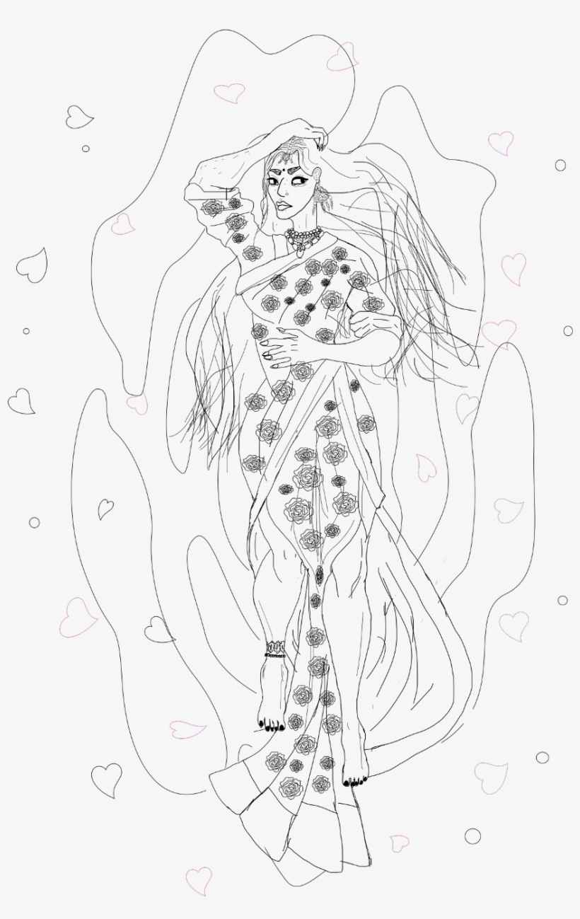 Symmetra Sticker - Line Art - Free Transparent PNG Download - PNGkey