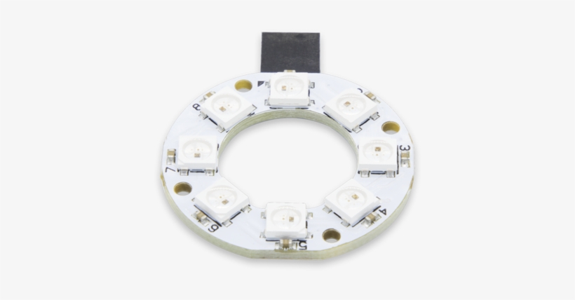 8 Led Neopixels Ring - Circle - Free Transparent PNG Download - PNGkey