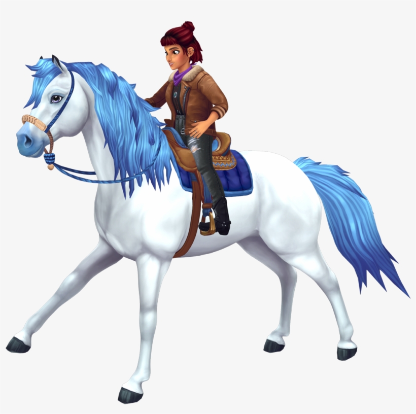Lisa & Starshine - Lisa Peterson Star Stable - Free Transparent PNG ...