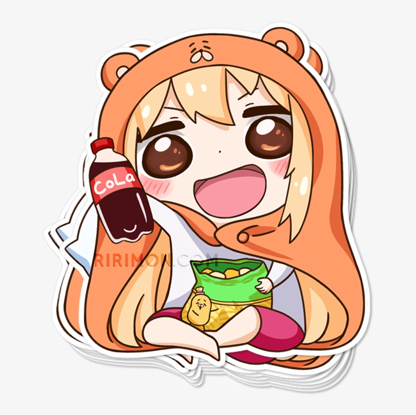 Umaru Sticker - Cartoon - Free Transparent PNG Download - PNGkey