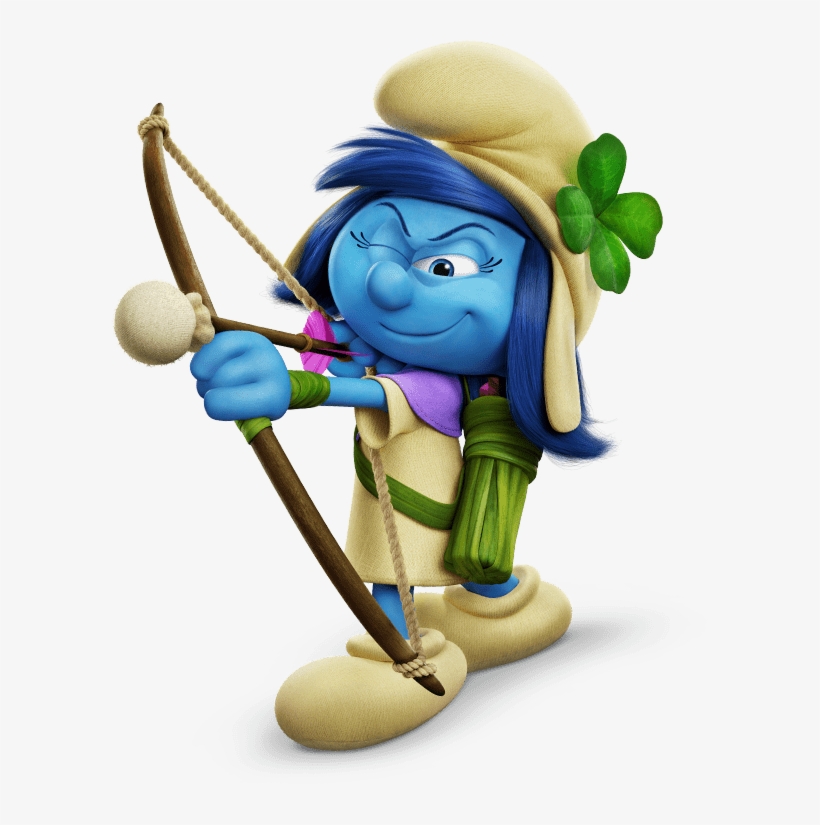 Smurf Storm Shooting Arrow Png - Smurfs The Lost Village Smurfs Storm ...