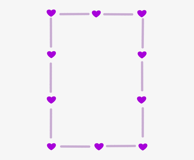 Silver Purple Heart Border Clip Art - Purple Heart Border - Free ...