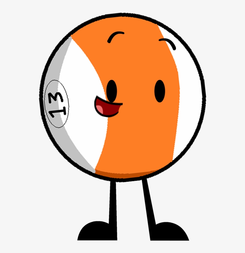Pool Ball - Bfdi 13 Ball - Free Transparent PNG Download - PNGkey