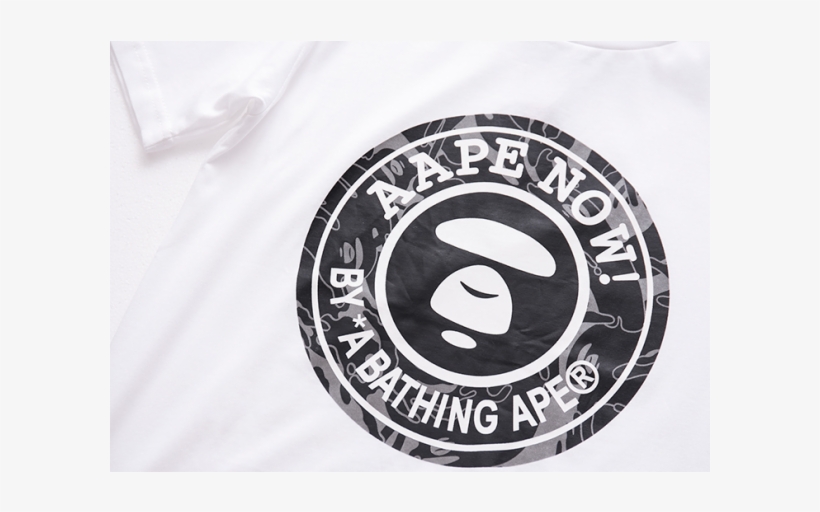 Aape Now 3m Reflective Logo T- Shirt - Emblem - Free Transparent PNG ...