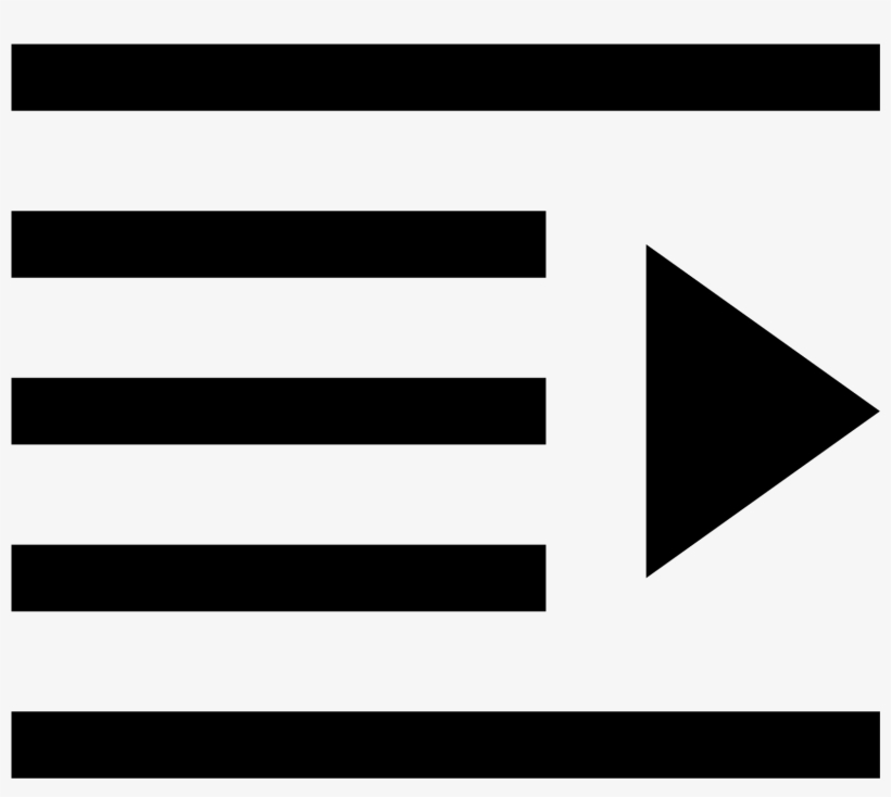 The Outdent Logo Consists Of Five Horizontal Lines - Monochrome - Free ...