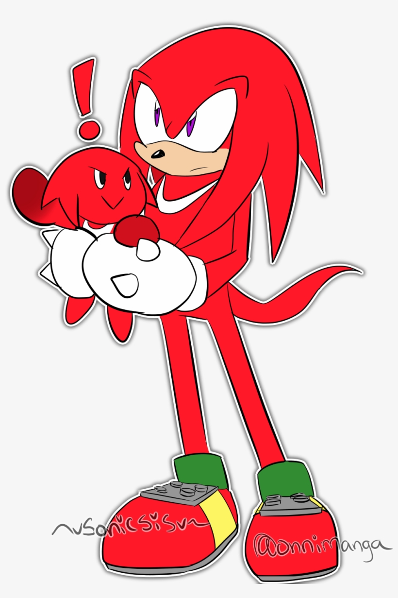 I Need To Draw More Knuckles - Cartoon - Free Transparent PNG Download ...