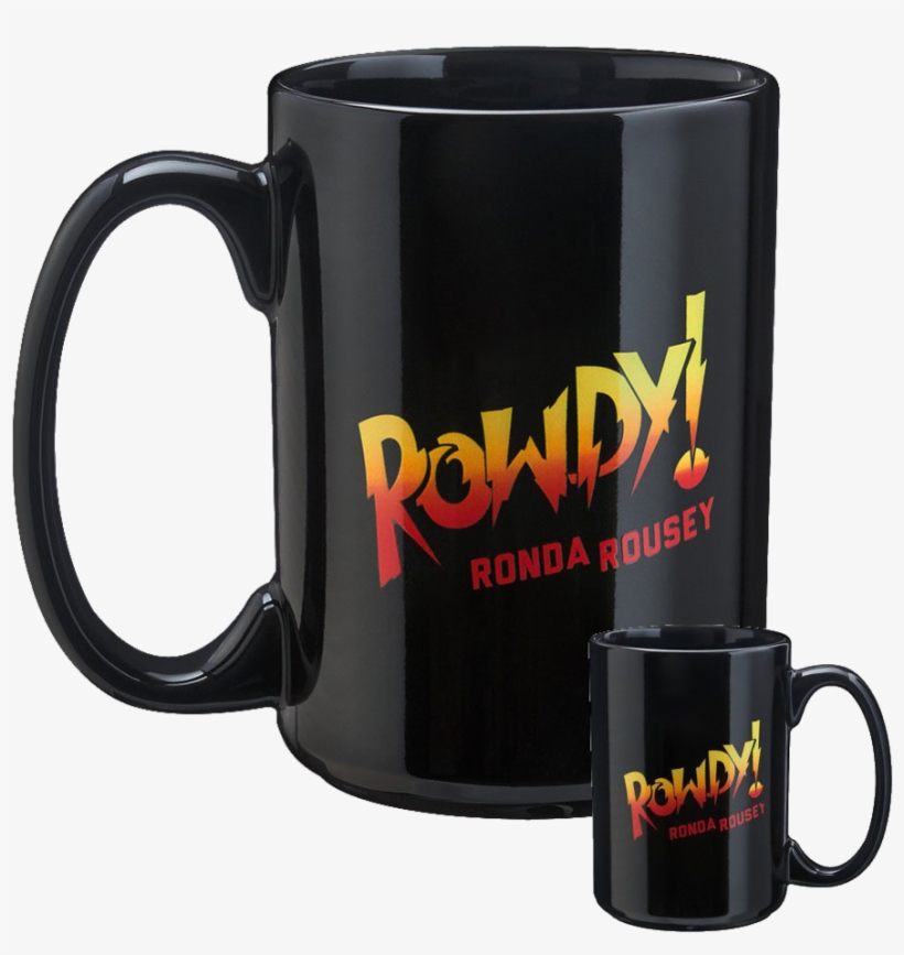Rowdy Ronda Rousey 15 Oz. Mug - Free Transparent PNG Download - PNGkey