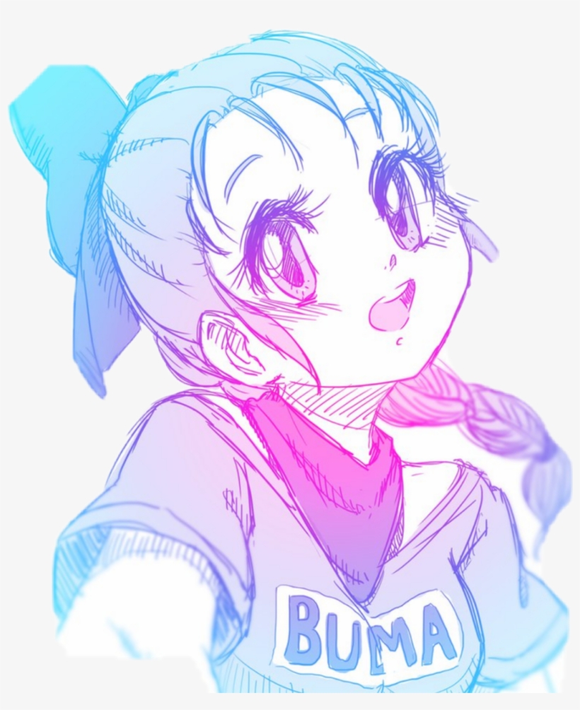 Bulma Sticker - Bulma Cute Fanart - Free Transparent PNG Download - PNGkey