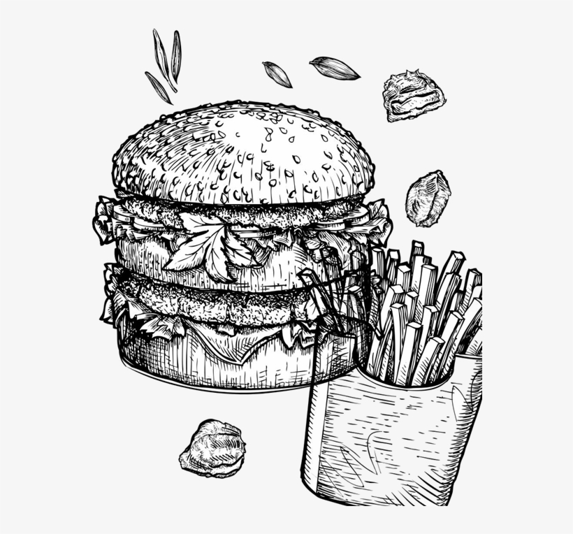 Liverpool Cafe - Food Sketch Transparent - Free Transparent PNG ...