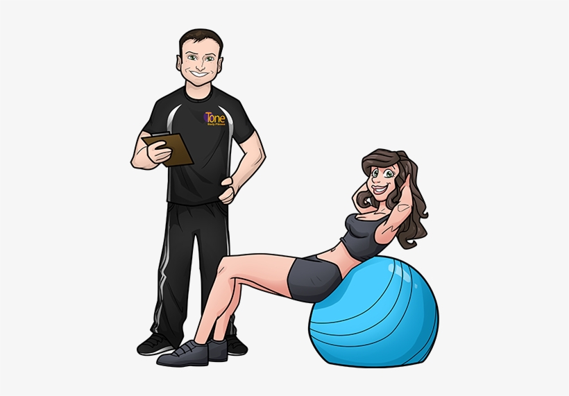 Personal Trainer Cartoon - Free Transparent PNG Download - PNGkey