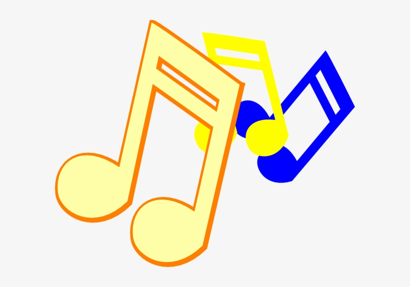 Colorful Music Notes On A Staff Png - Music Notes Clip Art - Free ...
