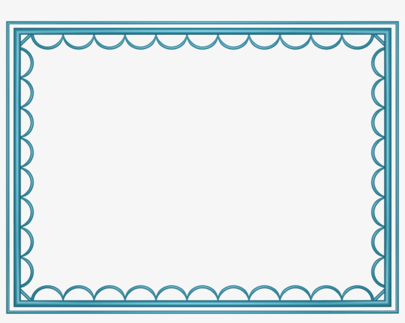 Blue Border Wallpapers And Background - Page Border Transparent ...