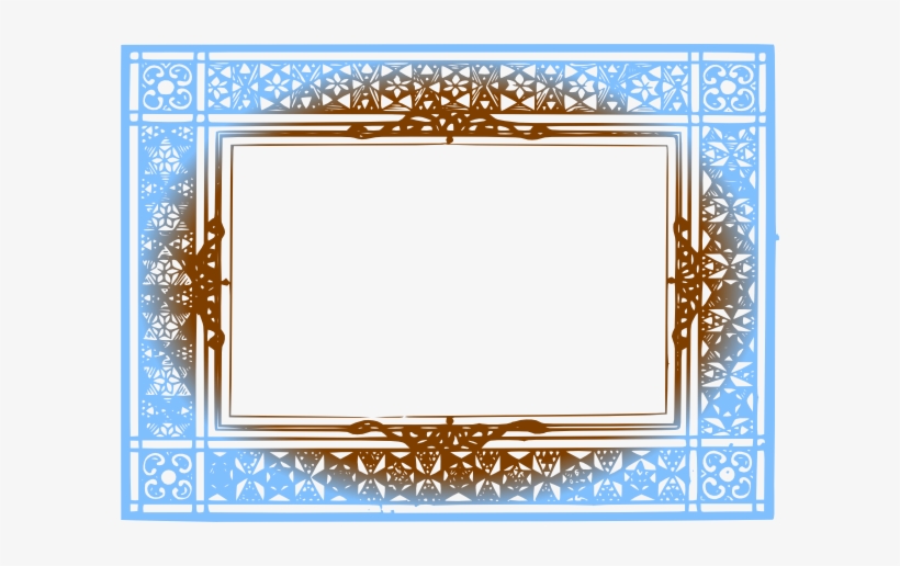 How To Set Use Blue Brown Border Svg Vector - Free Transparent PNG ...