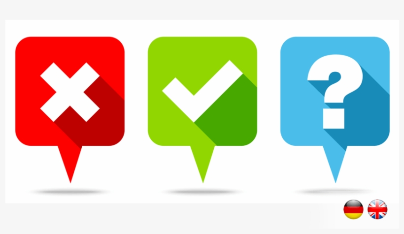 Tick Cross Question Mark - Free Transparent PNG Download - PNGkey