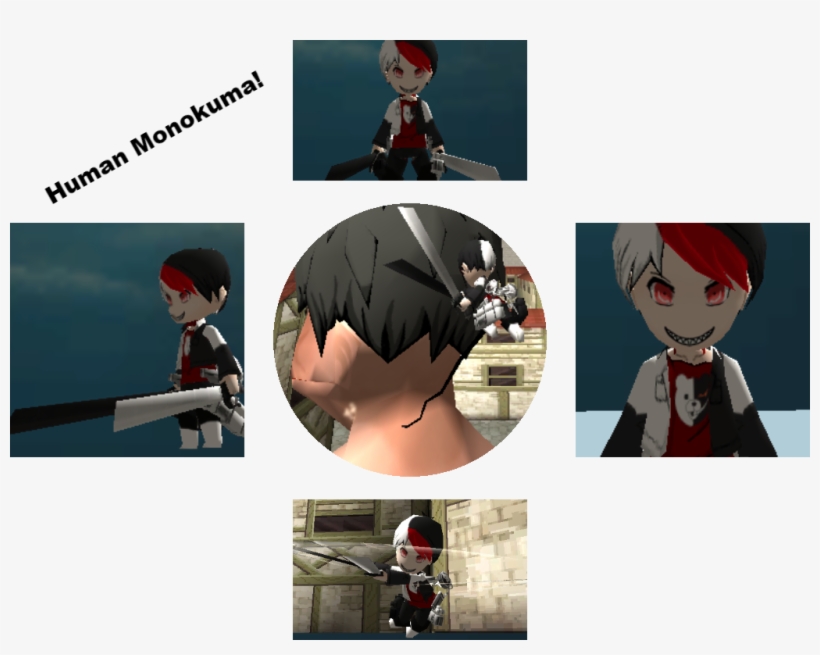 Danganronpa - Human Monokuma - Cartoon - Free Transparent PNG Download ...