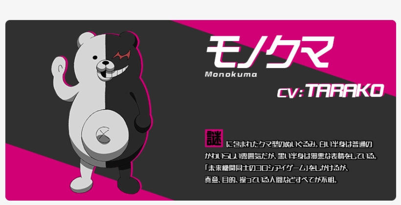 Danganronpa 3 Monokuma - Free Transparent PNG Download - PNGkey