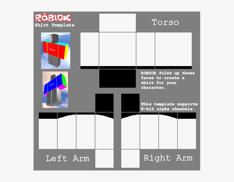 Roblox Tattoo Shirt Template