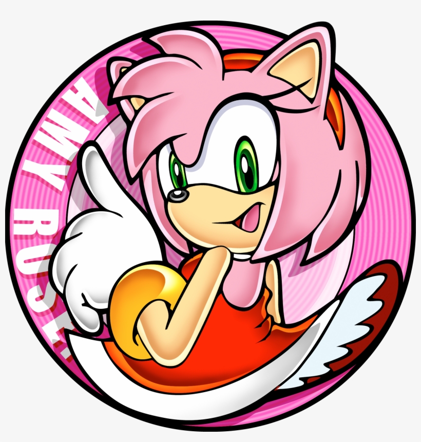 Sonic Adventure Badge - Amy Rose Sonic Adventure Art - Free Transparent ...