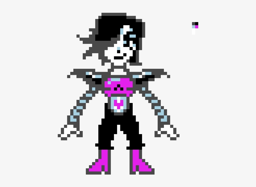 Mettaton - Undertale Pixel Art Mettaton - Free Transparent PNG Download ...