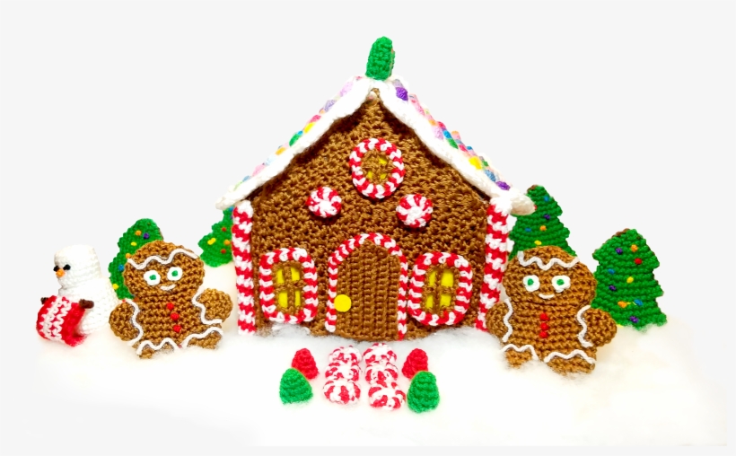 All The Parts Of The Gingerbread House Project - Free Transparent PNG ...