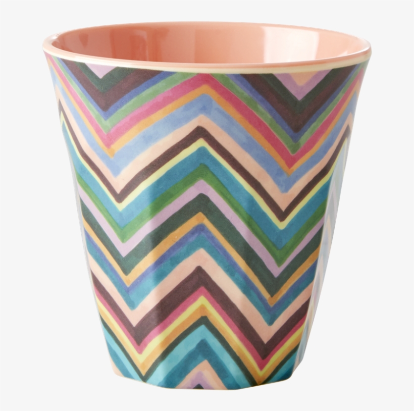 Zig Zag Print Melamine Cup By Rice Dk - Mug - Free Transparent PNG ...