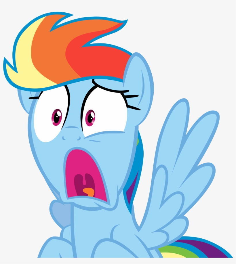 Rainbow Dash Surprised Face