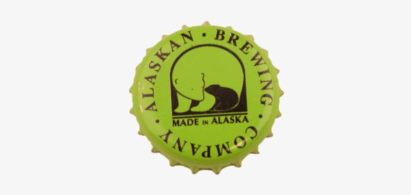 Alaskan Brewing Company Green Bottle Cap Magnet - Free Transparent PNG ...