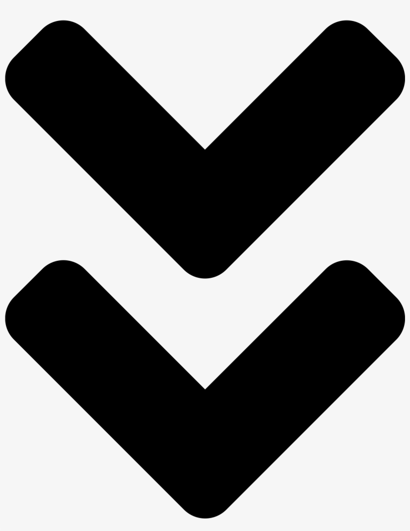 Down Double Arrow - Free Transparent PNG Download - PNGkey